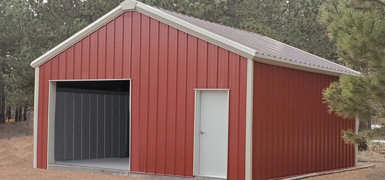 Keith's 24 x 24 DIY Steel Shop Building - Great Western Buildings
