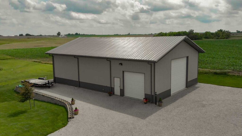 Race Car Shop and Garage in Missouri - 40 x 60 - Great Western Buildings