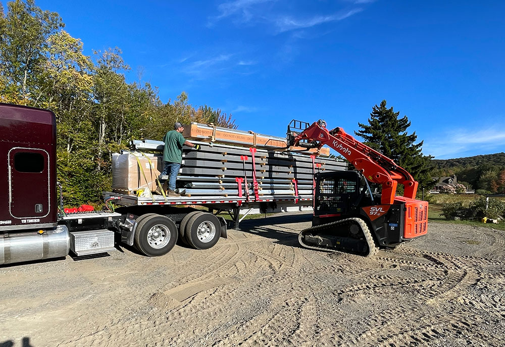 How to Stage a Metal Building Kit: Job Site Layout & Component ...